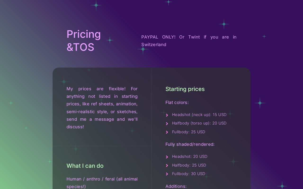 Pricing